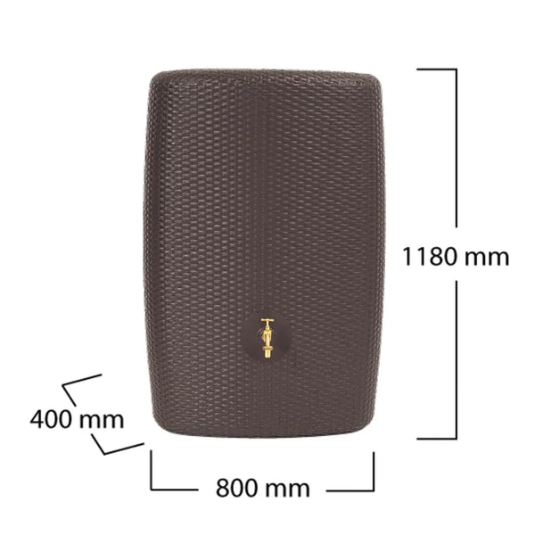 300L Sunda Wall MiniTank Decorative Water Tank – Mocca – Vertical ...