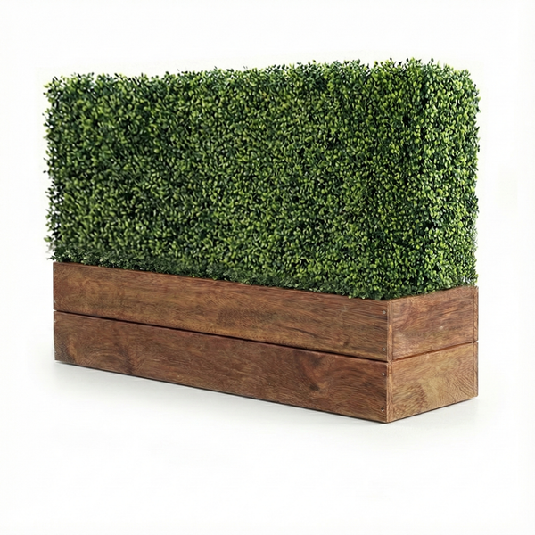 Artificial Mixed Boxwood Freestanding Hedge 50cm x 1m x 30cm – Vertical ...
