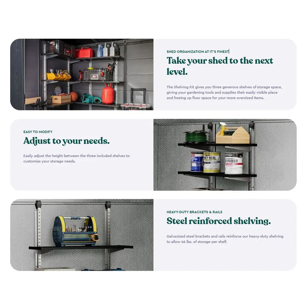 Keter Storage Shed Shelf Kit – Vertical Gardens Direct