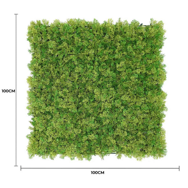 Artificial Two Tone Moss Wall Panel UV Stabilised – Vertical Gardens Direct